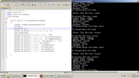 String Functions In Java Tamil Youtube