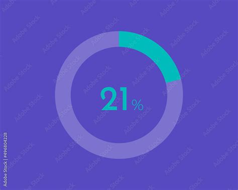 21 Percentage Diagrams On Blue Color Background Hd Pie Chart For Your Documents Reports 21