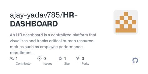 GitHub Ajay Yadav785 HR DASHBOARD An HR Dashboard Is A Centralized
