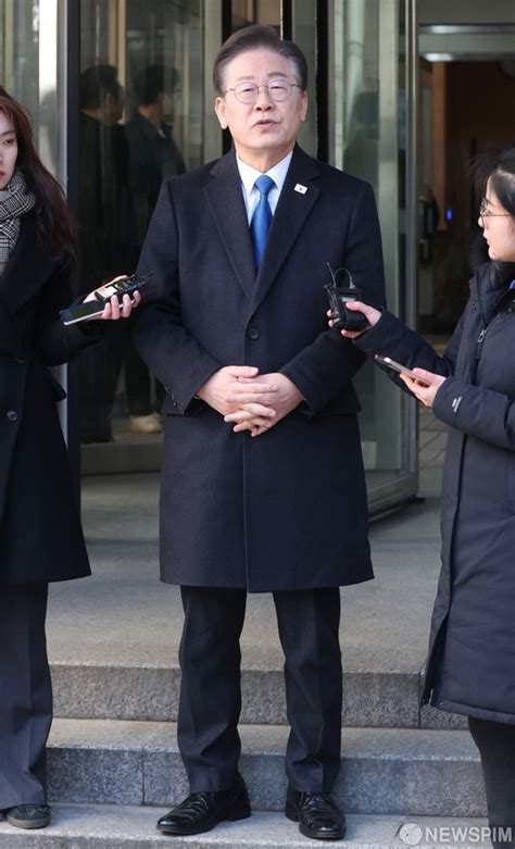 입장 밝히는 이재명 대표 네이트 뉴스