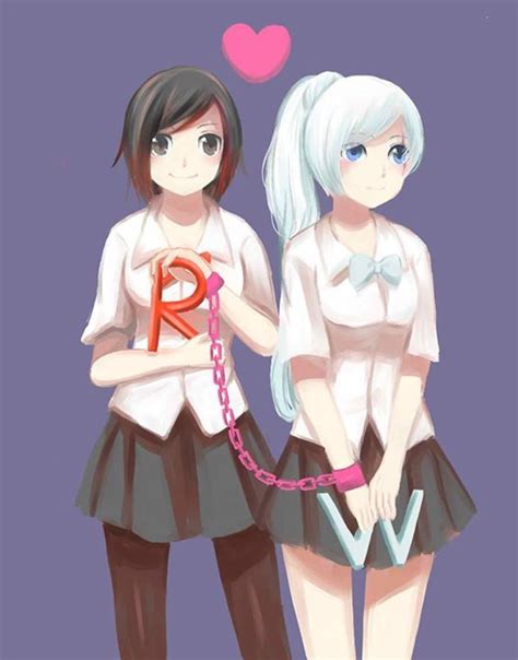 Ruby X Weiss Rwby Rwby Anime Rwby Fanart