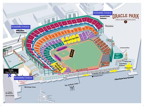 Oracle Park Concert Seating Chart With Seat Numbers
