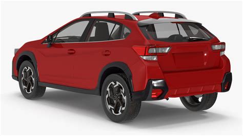Compact Crossover Simple Interior Red 3d Model 99 3ds Blend C4d Fbx Max Ma Lxo Obj