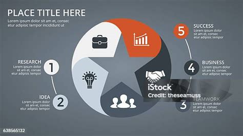 다크 벡터 원 화살표 인포그래픽 사이클 다이어그램 별 그래프 즐겨찾기 별 모양에 대한 스톡 벡터 아트 및 기타 이미지 별