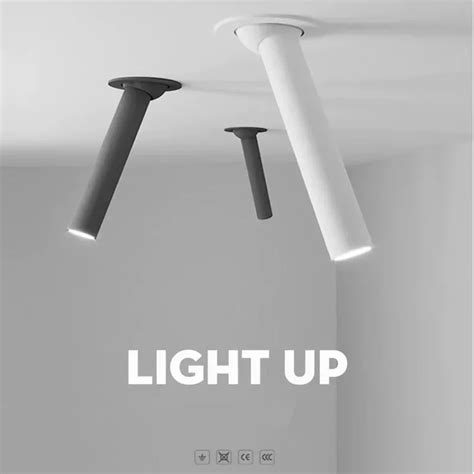 Рабочая лампа Угловой поворотный потолочный светильник черный белый длинный потолочный