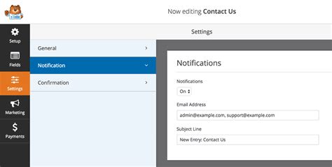 How To Setup Form Notification In Wpforms