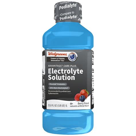 Walgreens Advantage Care Plus Electrolyte Solution Berry Frost Walgreens
