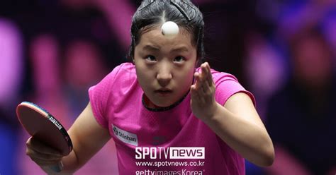 Wtt 탁구 신유빈 세계 6위 치엔티엔이에 역전패마카오 챔피언스 8강행 실패