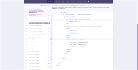 laravel undefined variable statistic teachers stack overflow