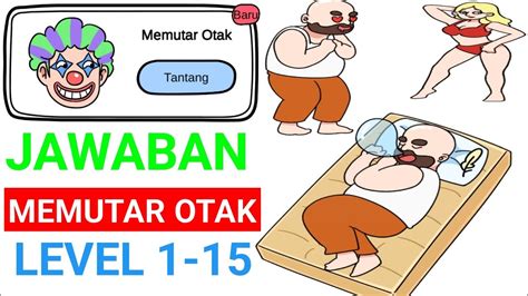 Jawaban Brain Out Memutar Otak Semua Level 1 15 Youtube