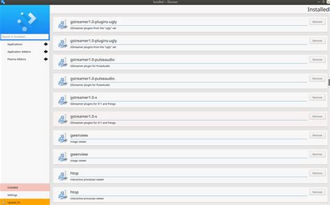 kde kubuntu 18 04 discovery shows every installed application twice