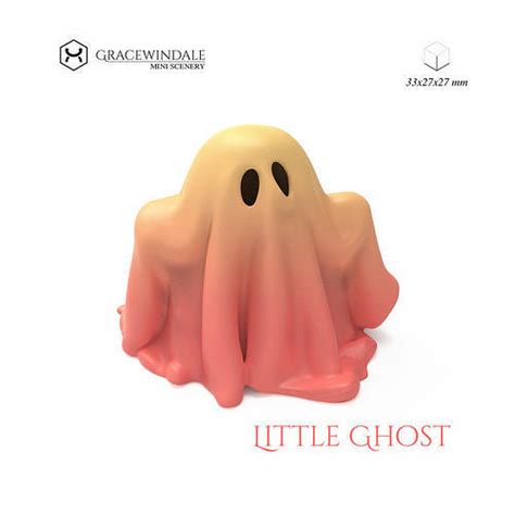 Little Ghost 3d Model 3d Printable Cgtrader