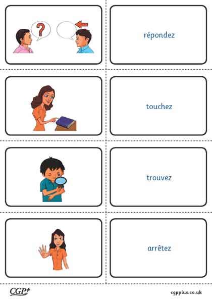 Classroom Language — Flashcards Years 3 6 French Cgp Plus