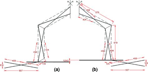 Deployable Structure With Gable Roof Hexagonal Pattern Download Scientific Diagram