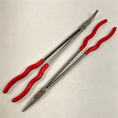 Mac Tools 2 Pc 16 Python Long Reach Needle Nose Pliers Set Sp162 Shop Tool Swapper