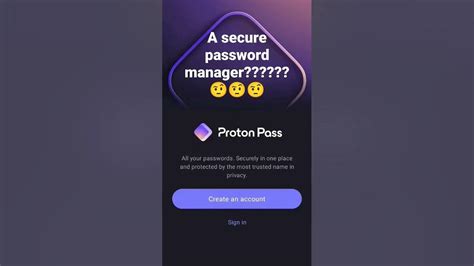 Proton Released A Password Manager Shorts Security