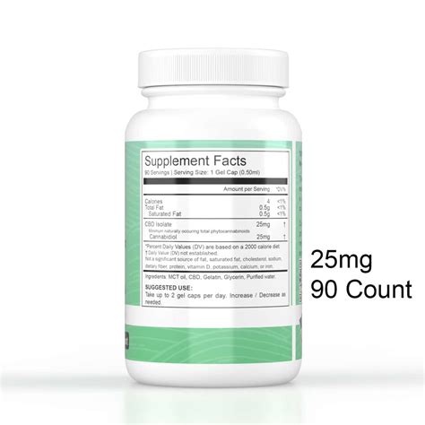 25mg Broad Spectrum Cbd Gel Capsules Azwholeistic