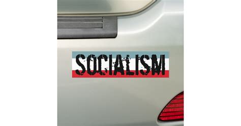 Socialist Bumper Sticker Zazzle