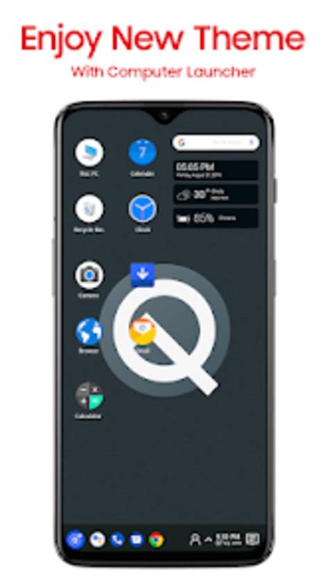 Q Theme For Computer Launcher для Android — Скачать