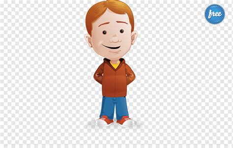 캐주얼 옷을 입은 캐릭터 Png Pngwing