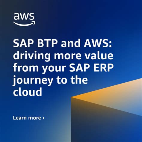 Matthew H Schwartz On Linkedin Sap Btp On Aws Is Driving Business Outcomes