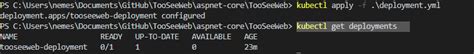 Asp Net Cannot Run Kubenetes Deployments Stack Overflow