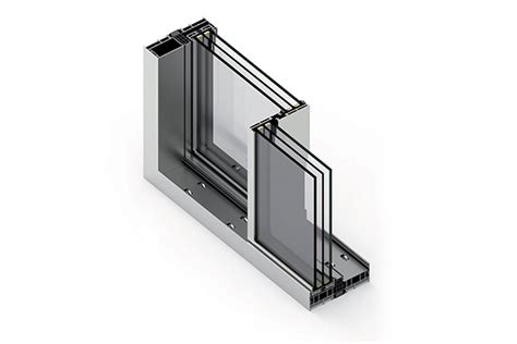 Extruded Aluminum Profile Section For Sliding Window Frame