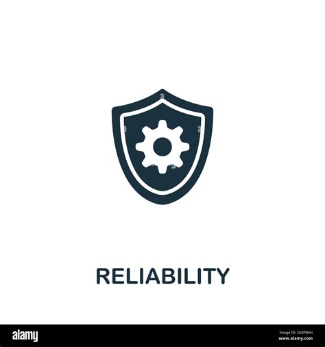 Reliability Icon Monochrome Simple Customer Relationship Icon For Templates Web Design And
