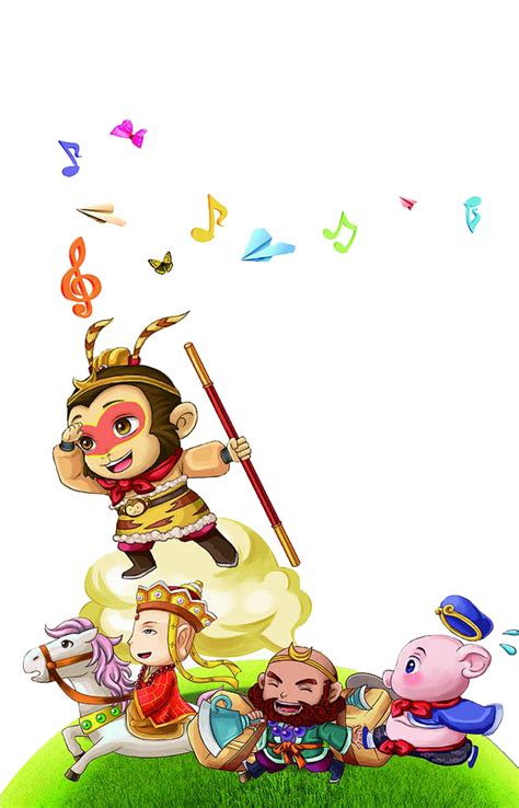 卡通孙悟空【三元素 为设计而生 3png