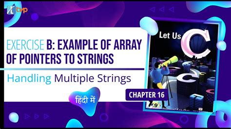 Let Us C Solutions C Programming Example Of Array Of Pointers To