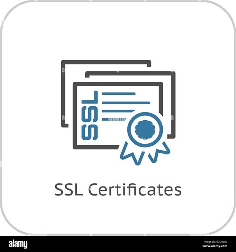 Ssl Certificates Icon Flat Design Stock Vector Image And Art Alamy Ssl Certificates Icon Flat Design Stock Vector Image And Art Alamy