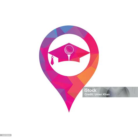 골프 아카데미 Gps 모양 개념 로고 벡터 아이콘입니다 Championship에 대한 스톡 벡터 아트 및 기타 이미지 Championship 개념 개념과 주제
