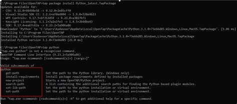How To Build Python Plugins Locally In The Latest Python Package Technical Opentap Community