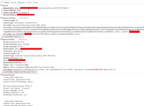 403 Forbidden Csrf Token Validation Failed Sap Community