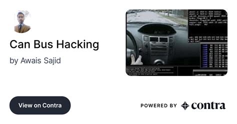Can Bus Hacking By Awais Sajid