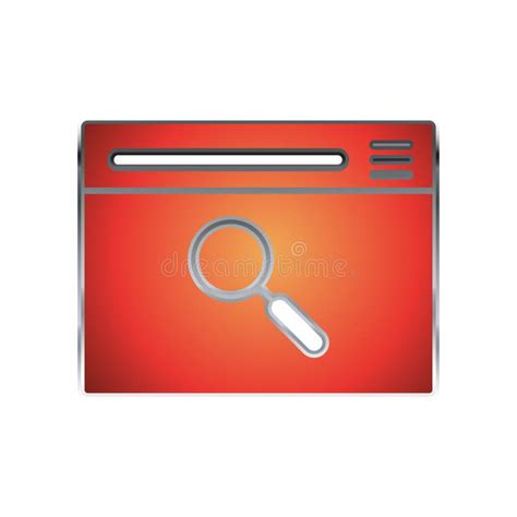 Browser Icon Design Template Stock Illustration Illustration Of