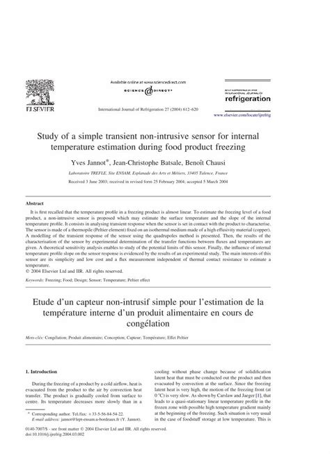Pdf Study Of A Simple Transient Non Intrusive Sensor For Internal Temperature Estimation Pdf Study Of A Simple Transient Non Intrusive Sensor For Internal Temperature Estimation