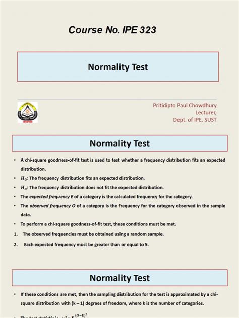 Normality Testing Pdf