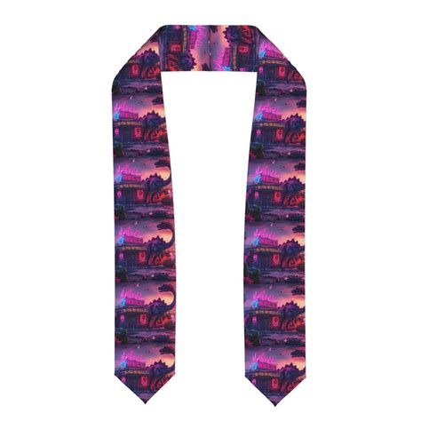 Kdxio Western Style Dinosaur Graduation Stole Class Graduation Sash Unisex Adult 36 Academic