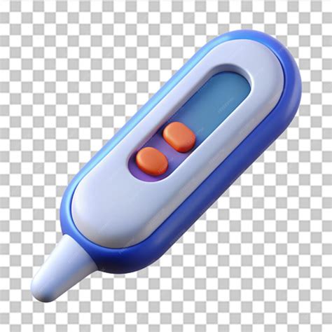 3d Digital Body Thermometer Icon Body Temperature Measuring Electronic Thermometer Medicine