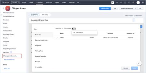 Sharepoint For Zoho Crm Online Help Zoho Crm