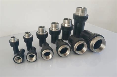 Smart Joint Hdpe Threaded Adaptor Hdpe Water Mining Piping System