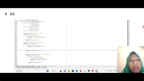 Penjumlahanarray2d Youtube