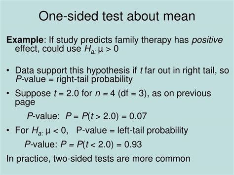 ppt 6 statistical inference significance tests powerpoint