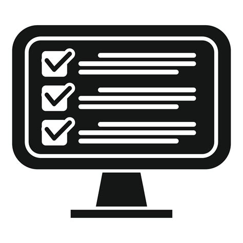 Monitor Task Icon Simple Vector Business Clock 15149553 Vector Art At Vecteezy