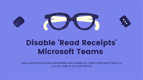 How To Turn Off Read Receipts In Microsoft Teams