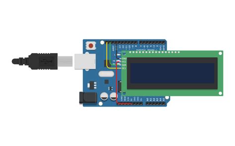 Circuit Design I2c Lcd Tinkercad