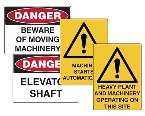 Machine Safety Signs