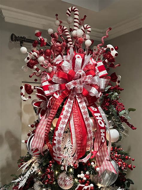 How To Make A Tree Topper Bow Sincerely Creative Mom