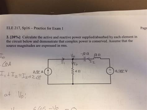 Solved Calculate The Active And Reactive Power